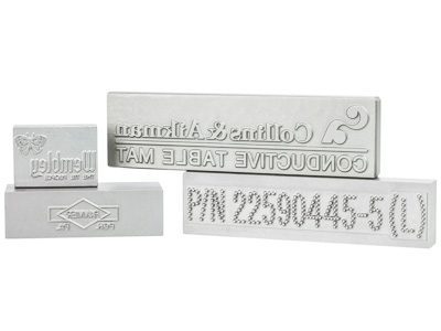 Steel Stamps, Type and Dies for Product Marking | Pannier