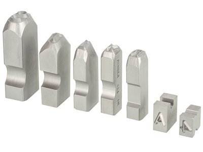 Steel Stamps, Type and Dies for Product Marking | Pannier